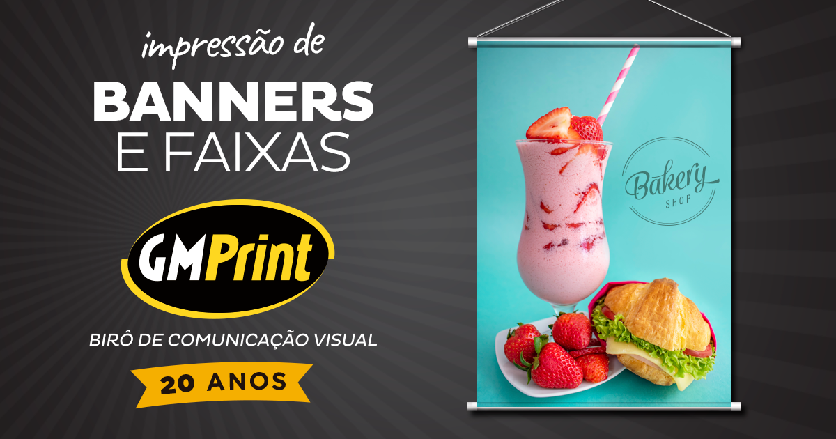 Banners em Promoção | Impressão de banner RJ e faixas